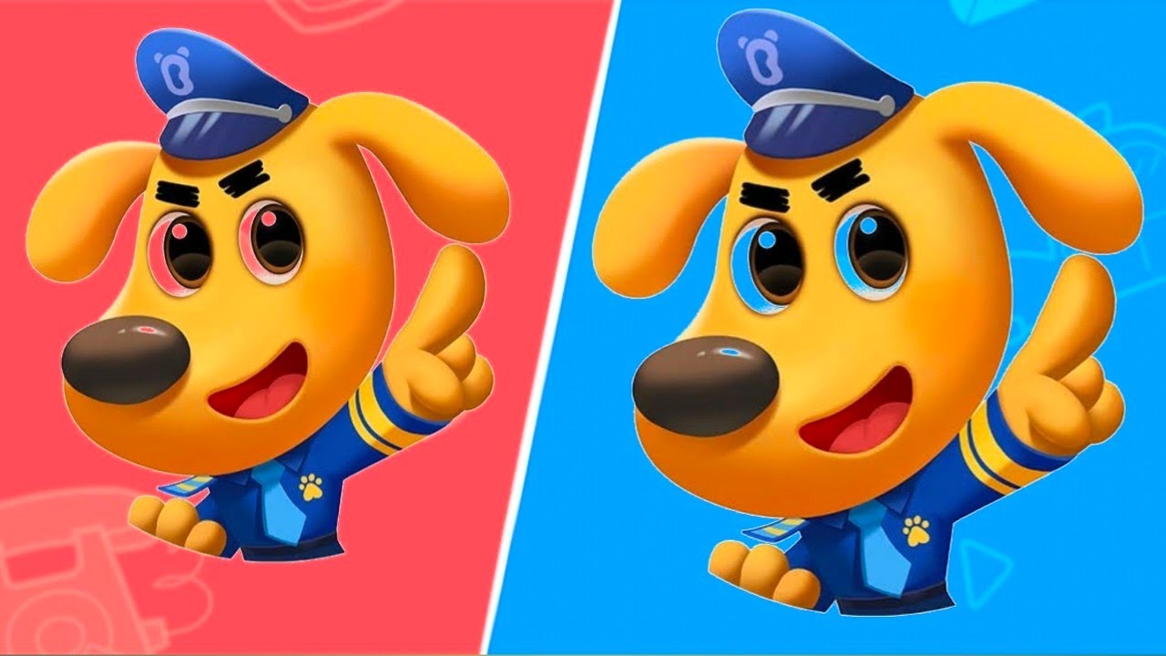 Safety Sheriff Labradors #64 Help Officer Doberman to with Safety ...