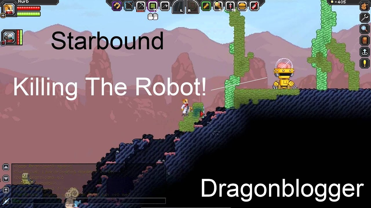Starbound Insight #4 - Giant Robot Second Boss Battle! - YouTube