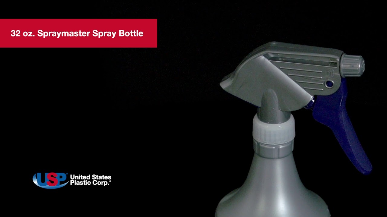 32 oz. Spraymaster Spray Bottle | U.S. Plastic Corporation® - YouTube