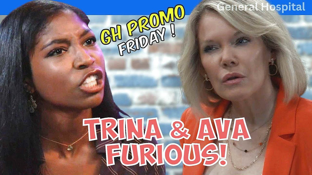 General Hospital Promo: Trina Mad & Ava in a Rage | June 30th, 2023 (S 60 E 201) #gh - YouTube