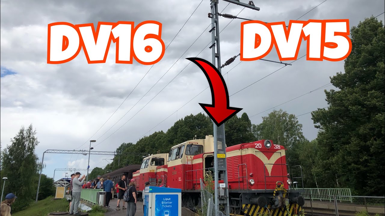 Dv15 ja Dv16 saapuu siuntioon (retki) - YouTube