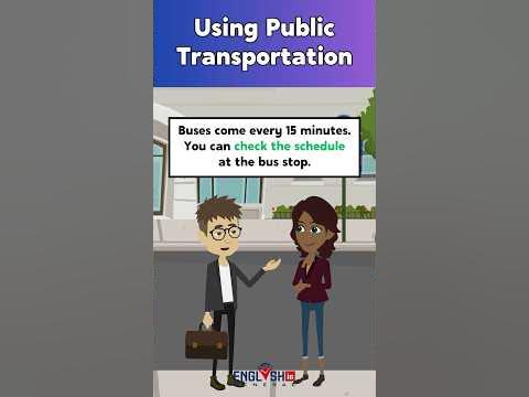 Using Public Transportation | English Conversation #learnenglish # ...