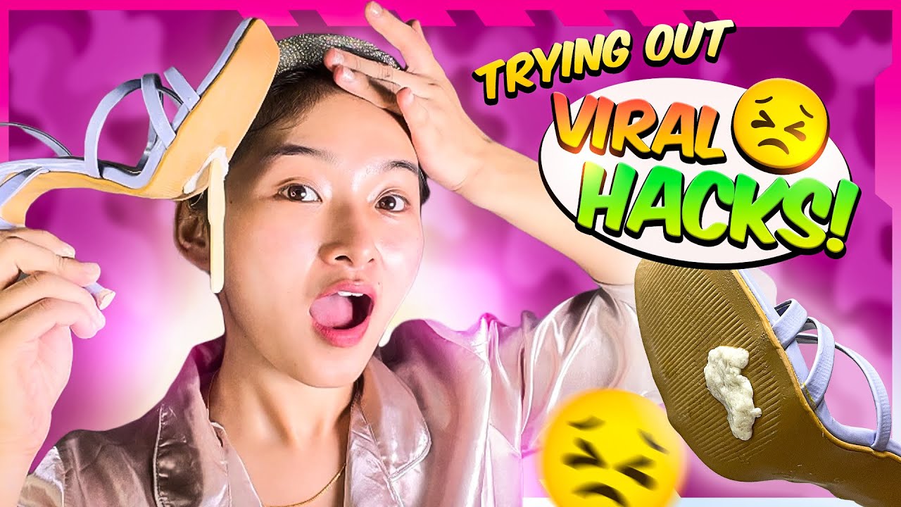 Trying viral hacks! 🤣 Did I fail or pass?👎🏻👍🏻😱 - YouTube