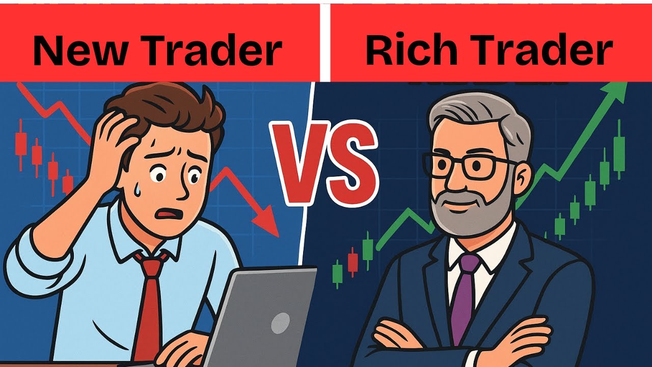 New Trader vs Rich Trader | Mindset Difference in Trading Success! # ...