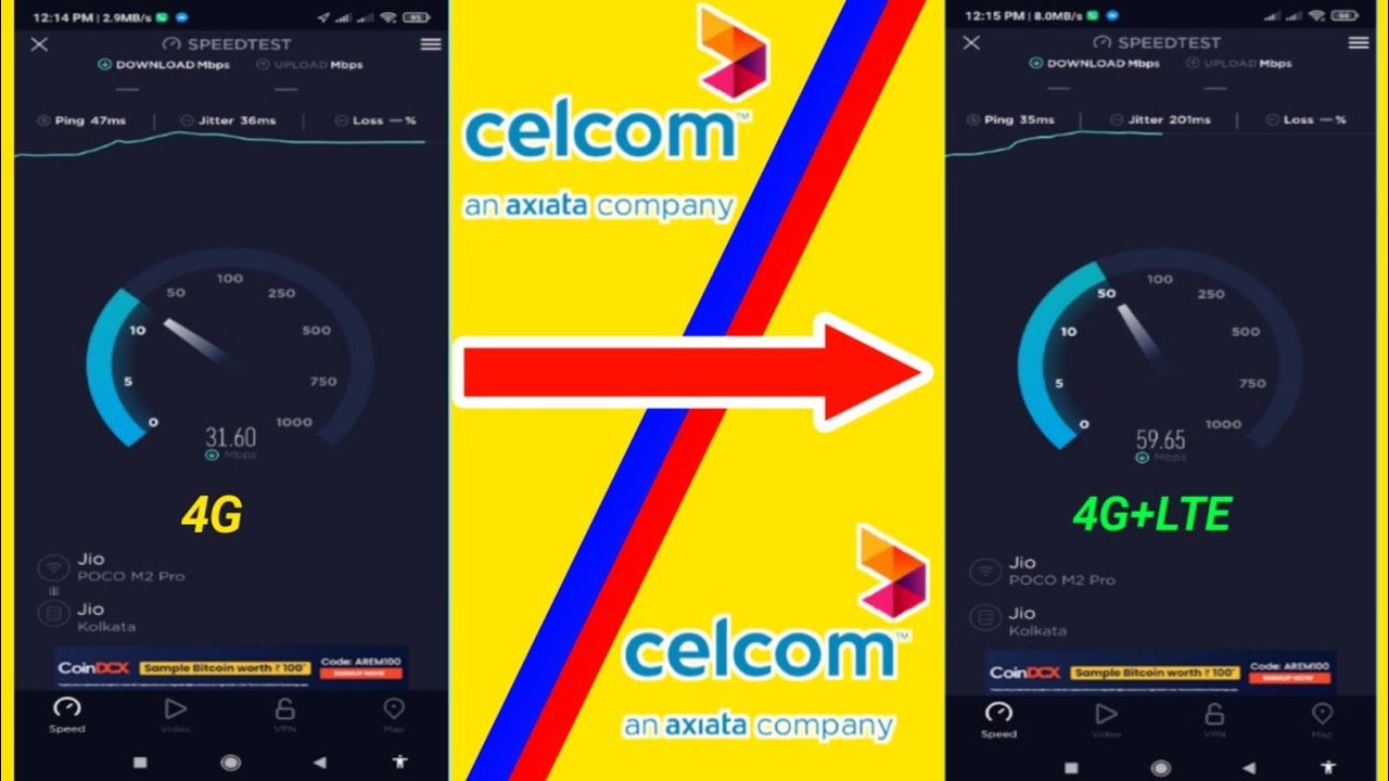 New Setting APN Celcom 4G Lte Internet Speed - YouTube