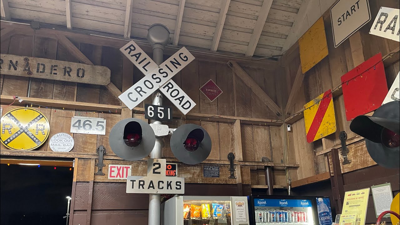 Classic Railroad Crossing Signals at Santa Clara Historical Museum ft ...