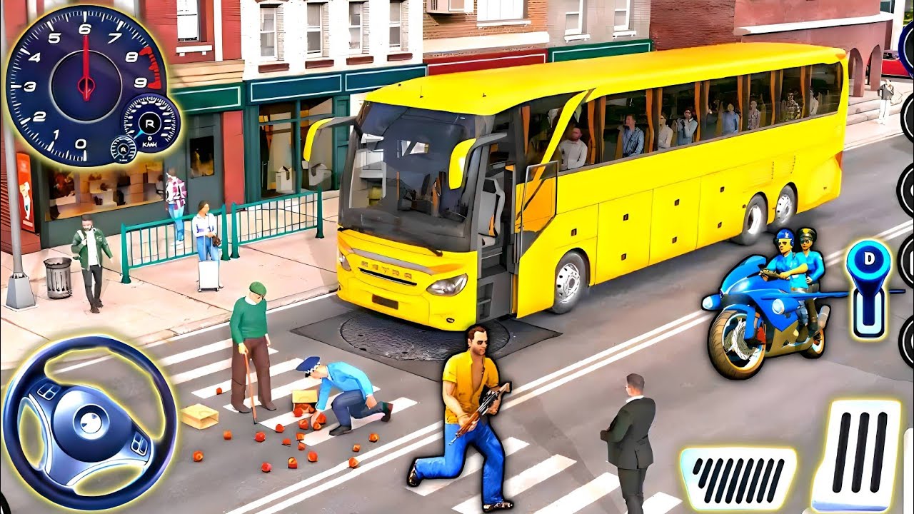 Bus Driver Roleplay Gaming City Explor Bus Simulator - YouTube