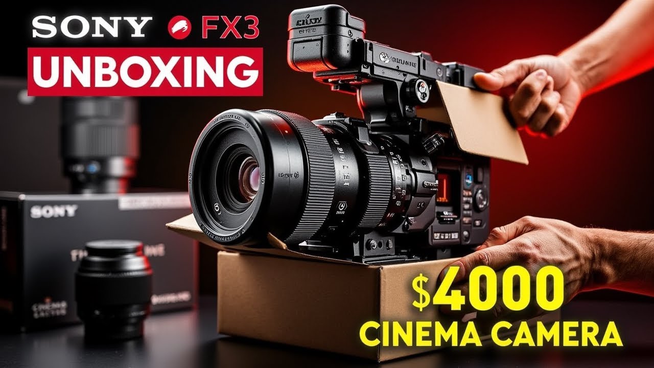 "Unboxing the Most Expensive Sony Camera 🎥 | Sony FX3 Review (Cinema ...