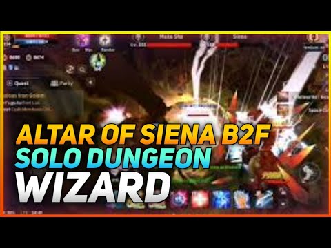 CABAL MOBILE PH WIZARD LVL 158 SOLO ALTAR OF SIENA B2F DUNGEON - YouTube