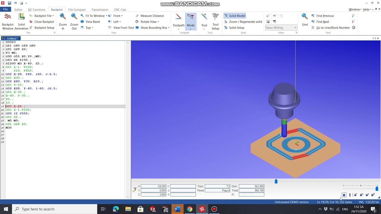 Test code G TRÊN CIMCO EDIT - YouTube