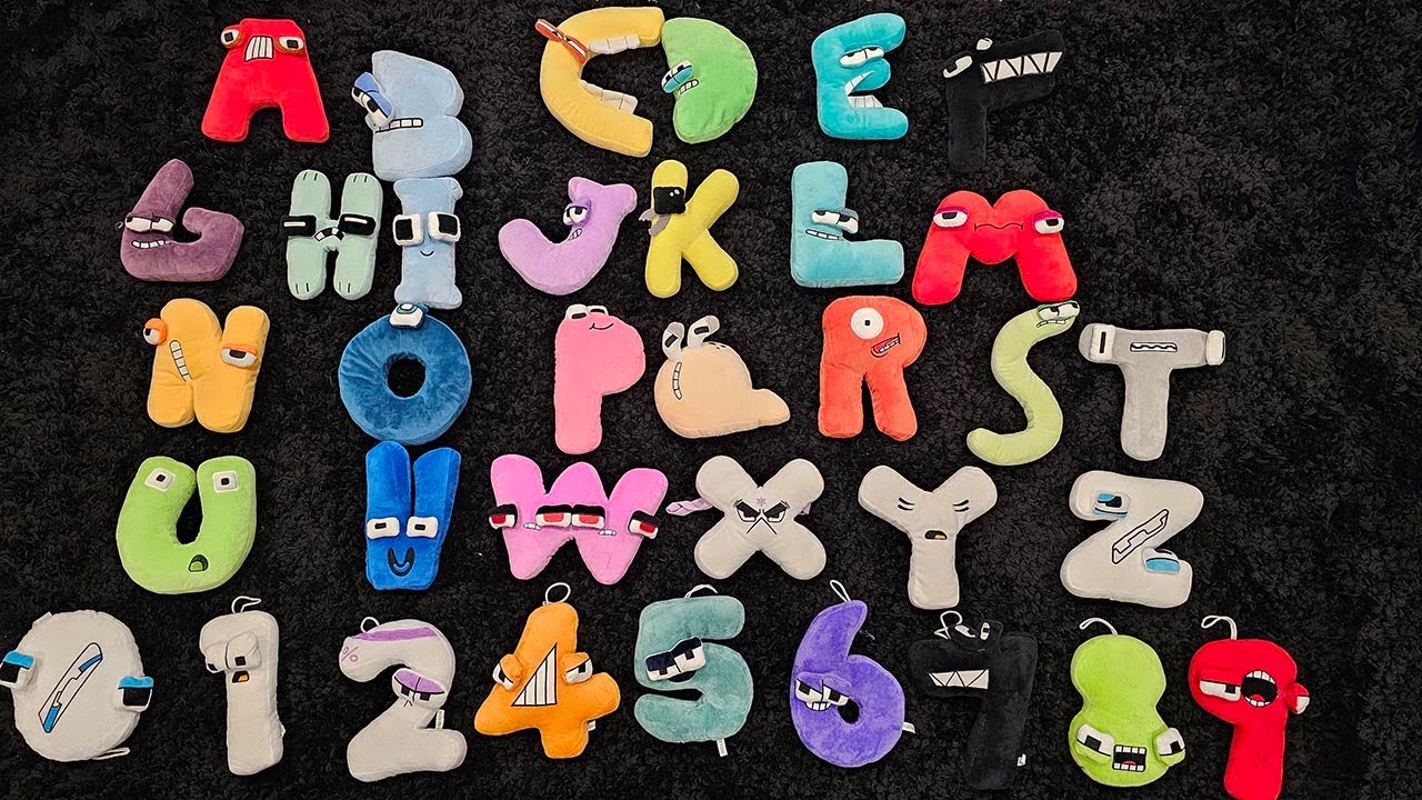 Alphabet & Number Lore Plushies! - YouTube