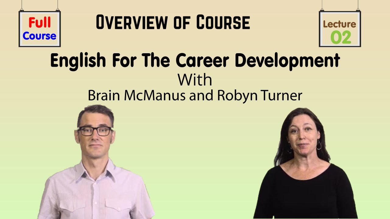 Overview Of career Development Course- lecture 02- English learning ...