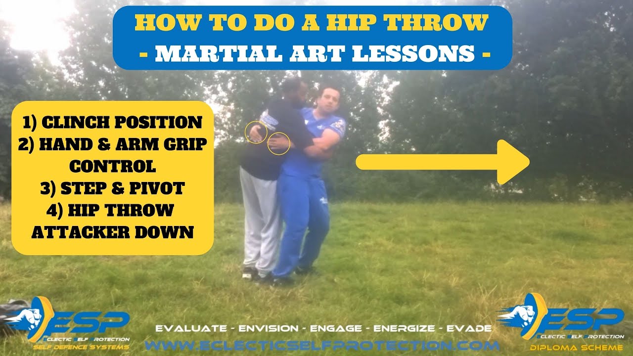 How To Do A Hip Throw - Martial Art Lessons I ESP SELF DEFENCE - YouTube