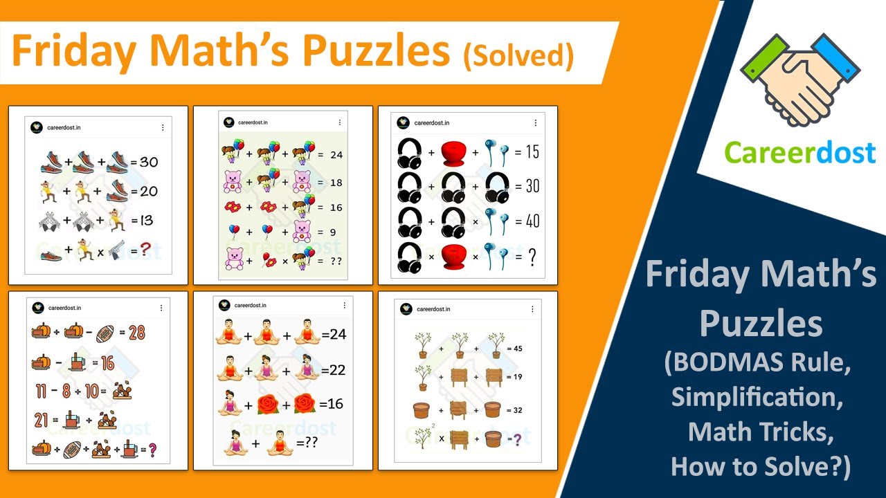 Friday Math Puzzle – Exploring Bodmas Rule, Simplification, Shortcuts ...