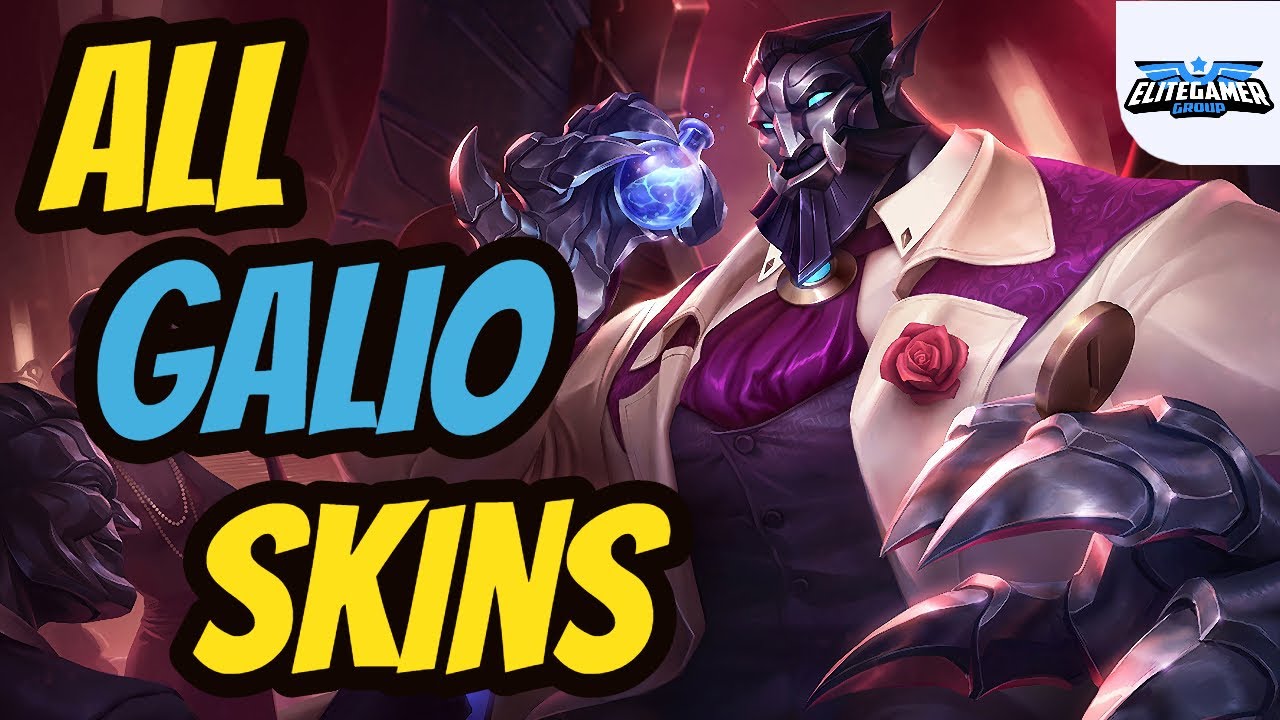 All Galio Skins Spotlight League of Legends Skin Review - YouTube