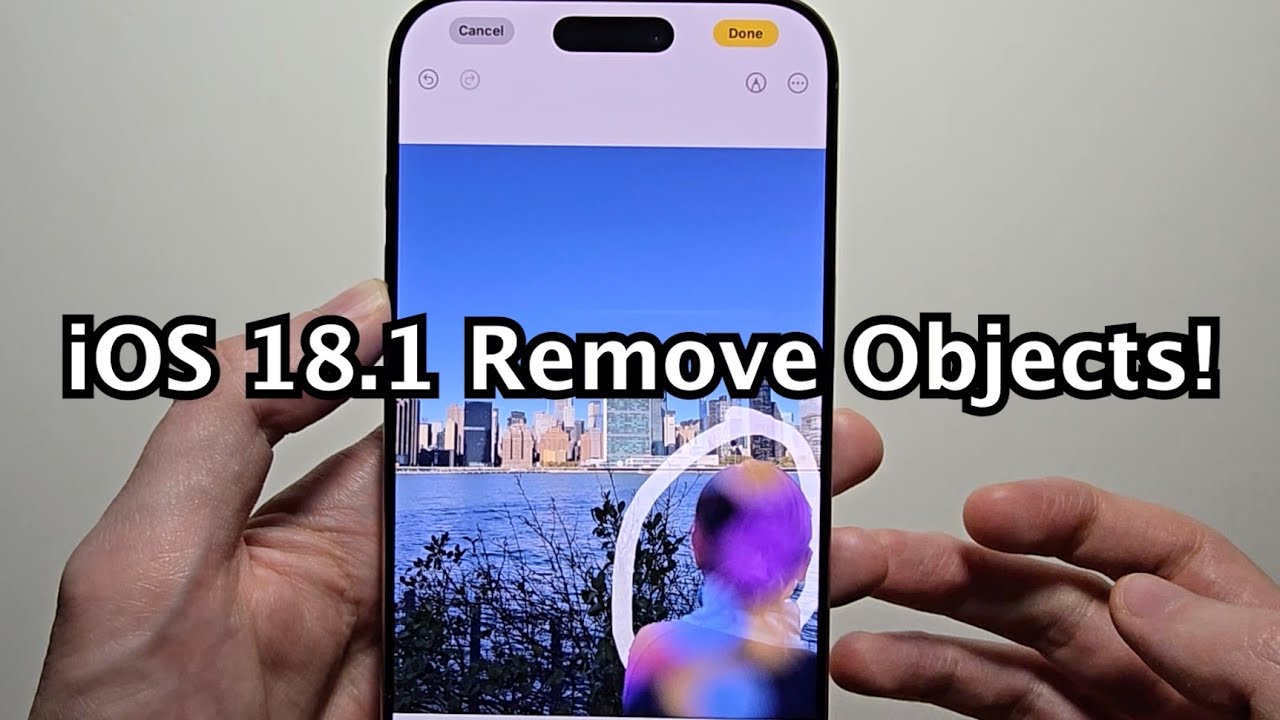 iPhone 16: How to Remove Object From Photo! (iOS 18.1) - YouTube