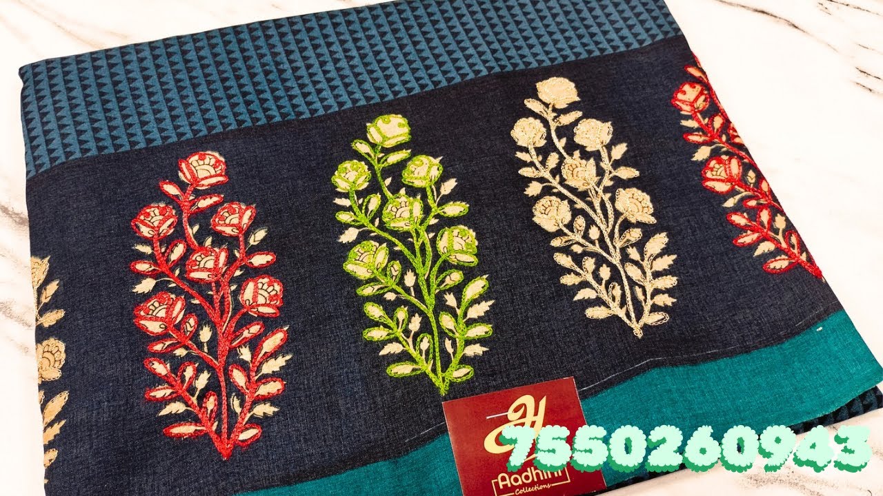 Chanderi tussar silk sarees collections ( Diwali special gift ) - YouTube