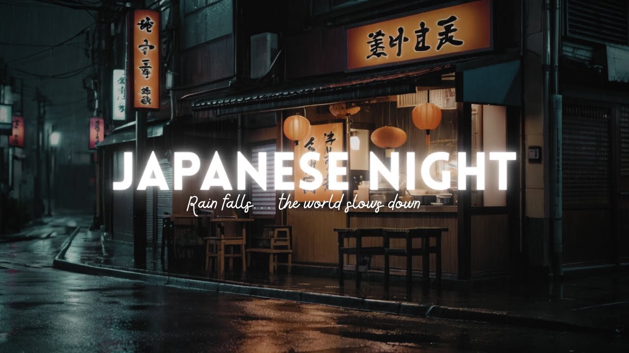 Late Night Ramen & Rain — A Peaceful Tokyo Street Ambience - YouTube