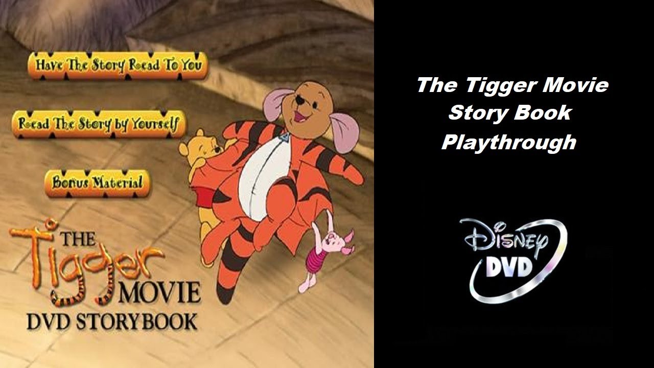 The Tigger Movie: Read Along Story (DVD) Playthrough (Gameplay) - YouTube