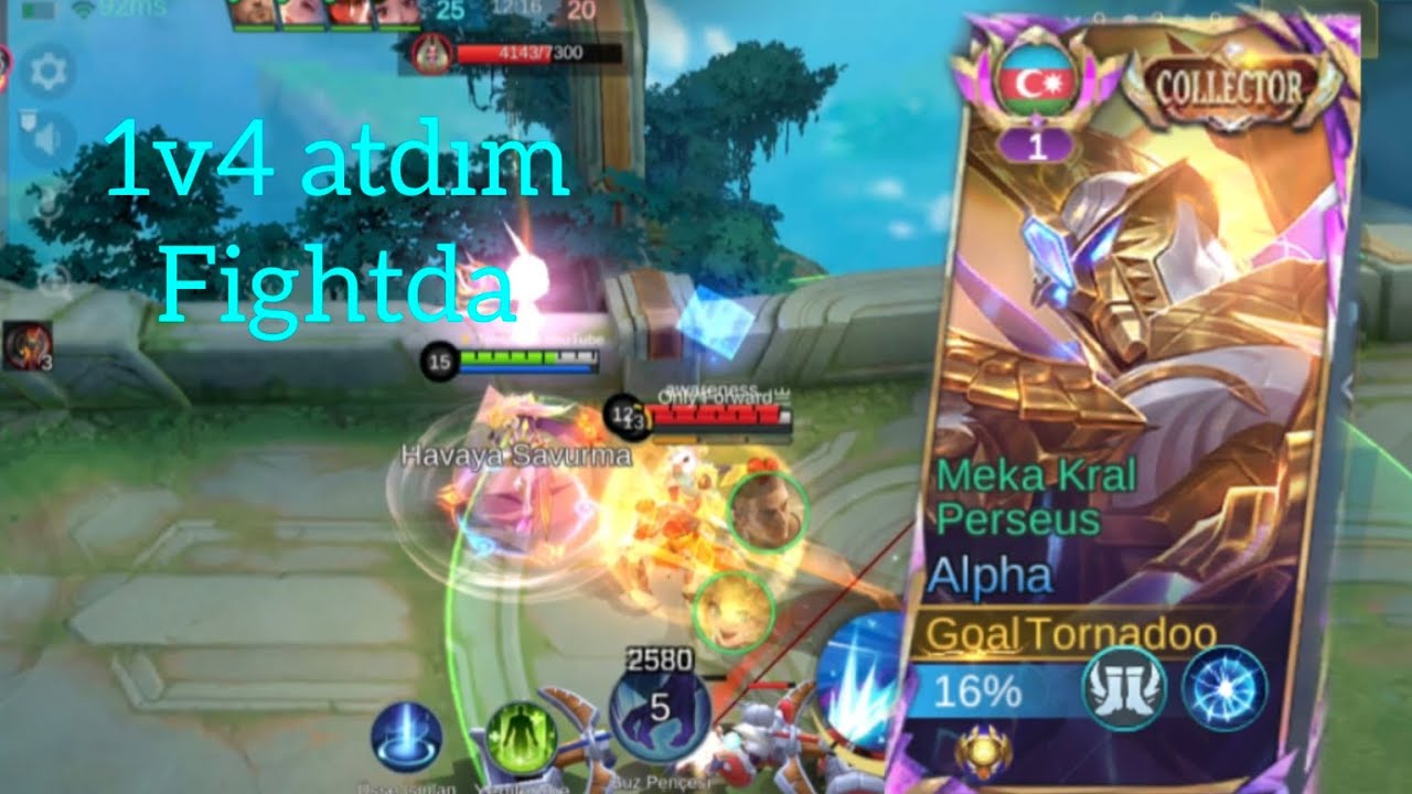 Tank itemli Alpha + Angela🔥 | Həm Tankla Həm hasar vur💪| Mobile Legends ...