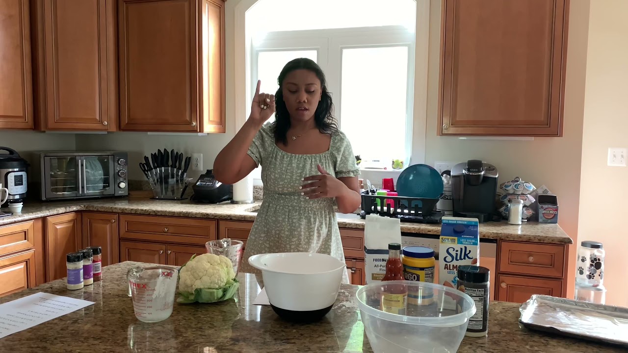 ASL Buffalo Cauliflower wings - YouTube