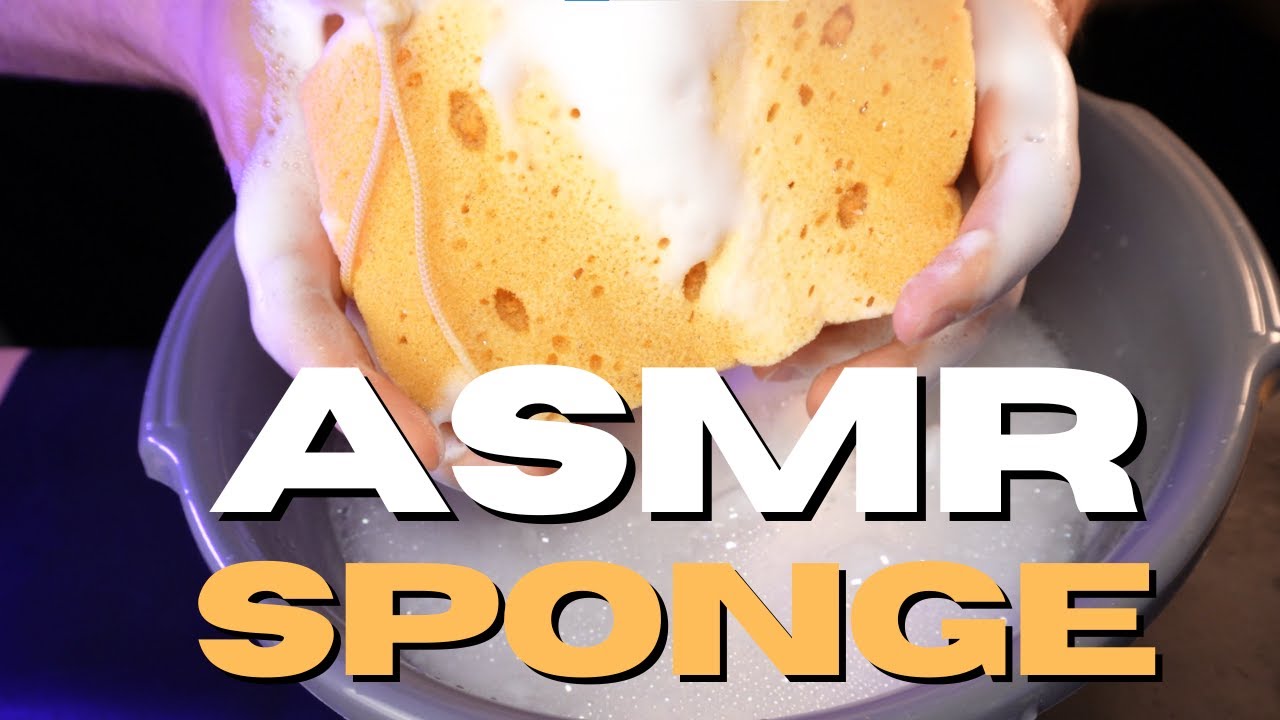 Aggressive Sponge ASMR | Wet and Scratchy Triggers - YouTube
