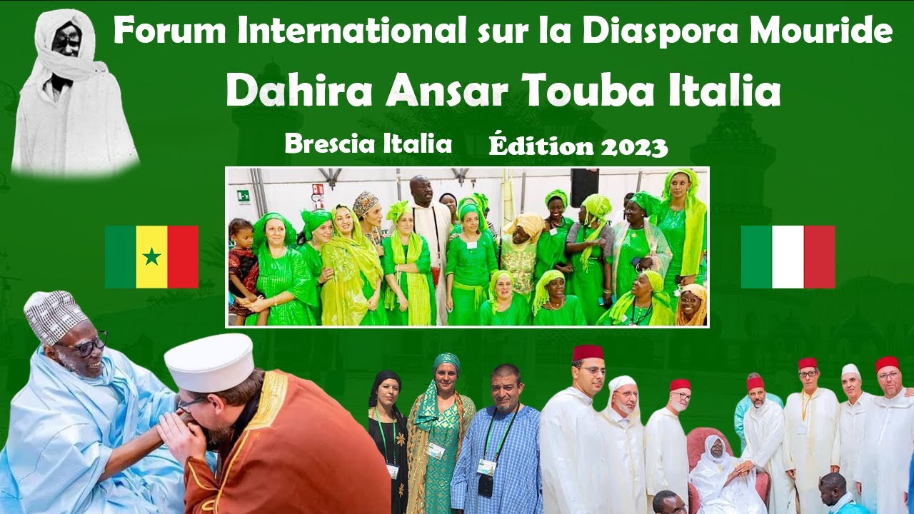 🛑En Direct forum international sur la diaspora mouride Dahira Touba ...