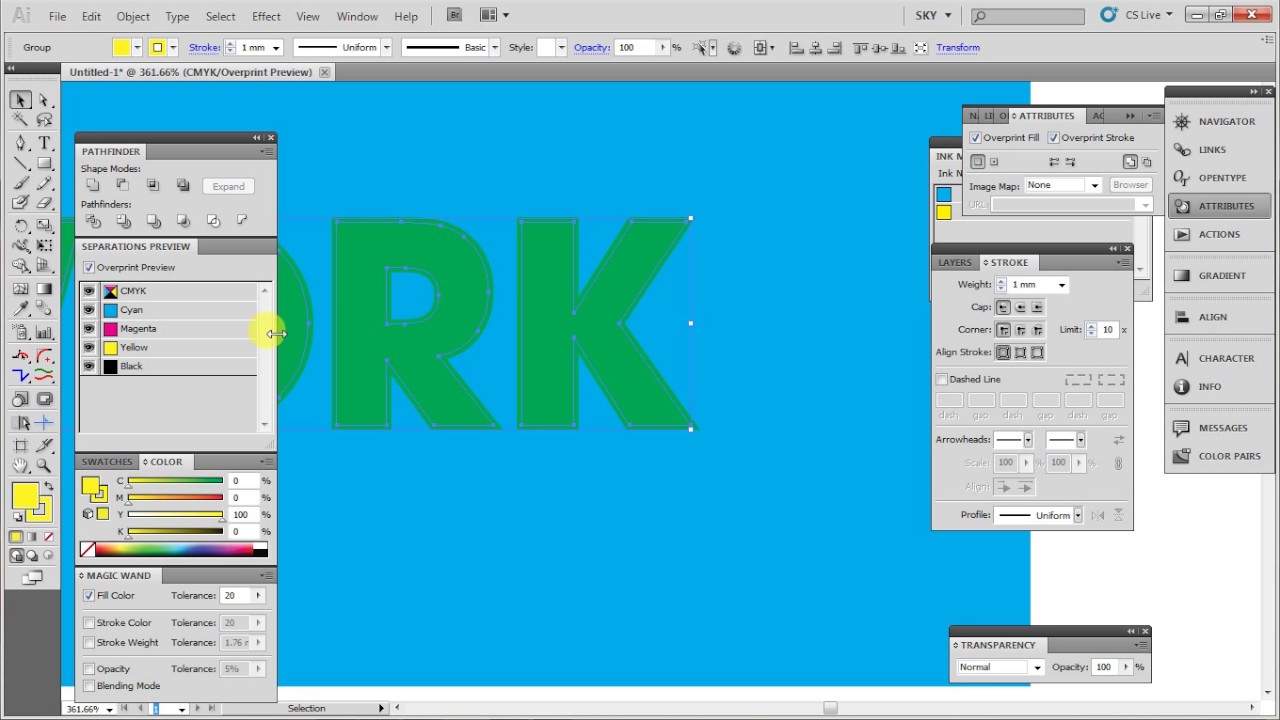 Overprint Ai - YouTube