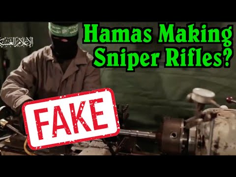 Hamas Claims to Make Sniper Rifles in Gaza - Are They Really?