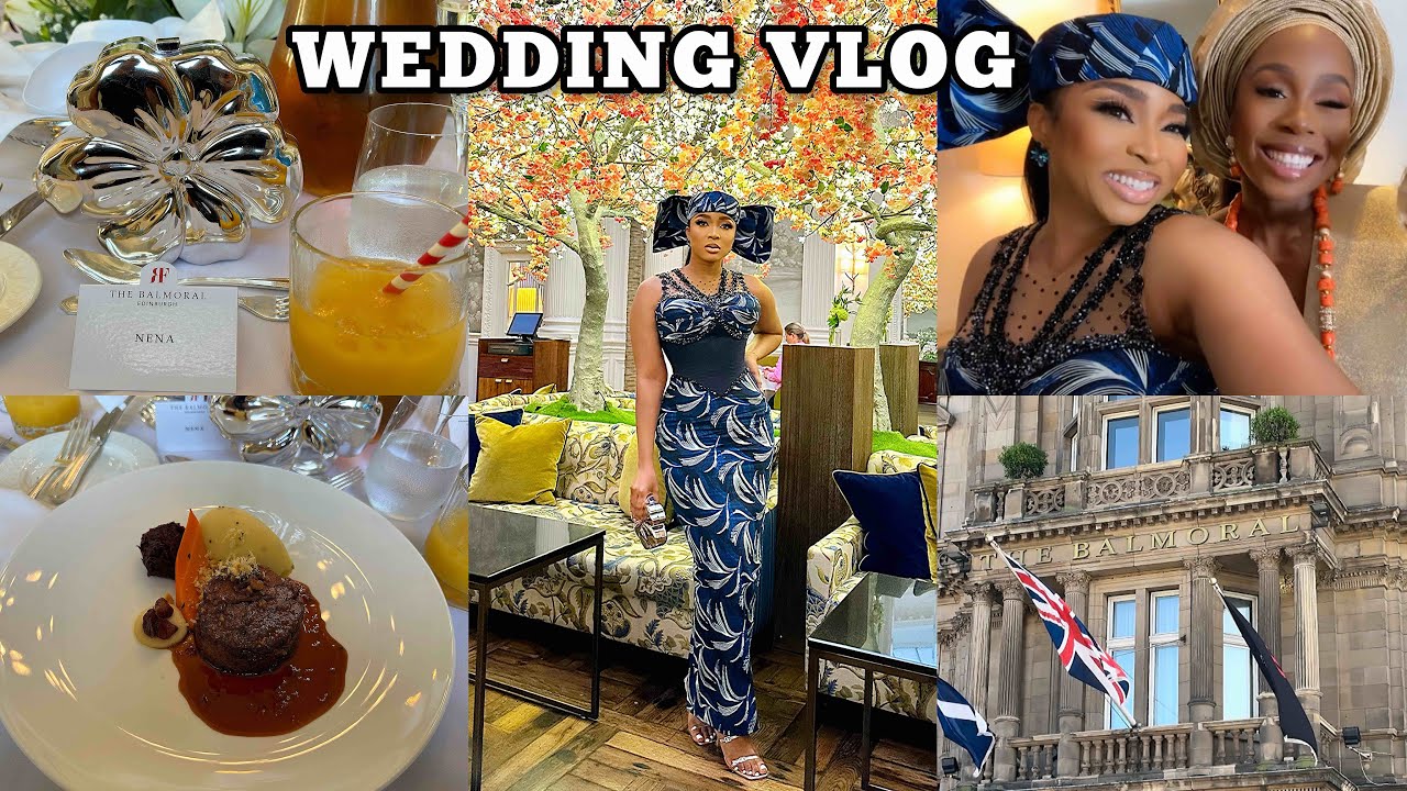 WEDDING VLOG: FIRST WEDDING CELEBRATION IN EDINBURGH UK | ATTENDING RUE ...