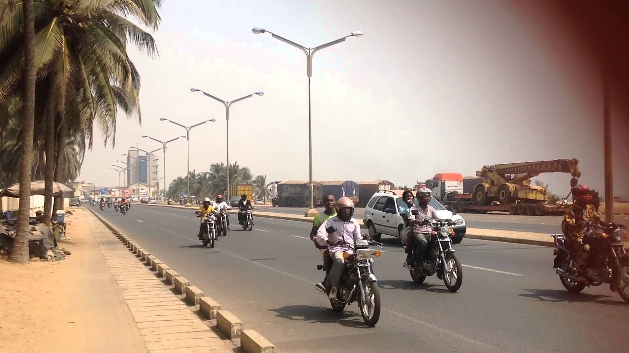 Welcome To Lome,Togo Transportation Is Mostly Motorbike - YouTube