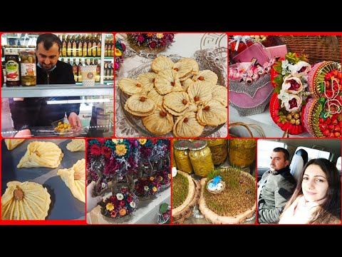 8MART ÜÇÜN HƏDİYYƏLƏR ALDIQ👩‍🏫 SÜFRƏNİZİ BƏZƏYƏCƏK ŞİRNİYYAT 🥞QARĞAMAYİN🤭 BAZARLIQ 🛒
