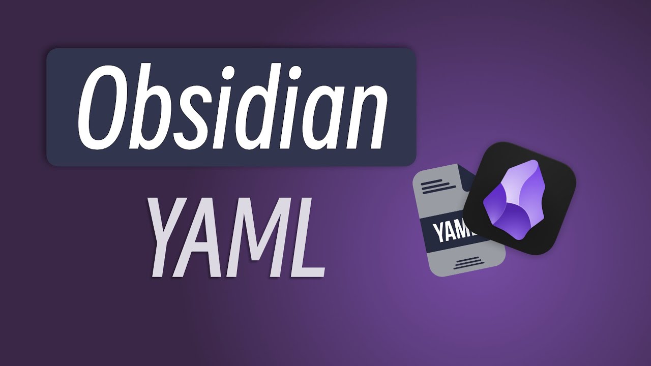 obsidian yaml新手教學（dataview先導） - YouTube