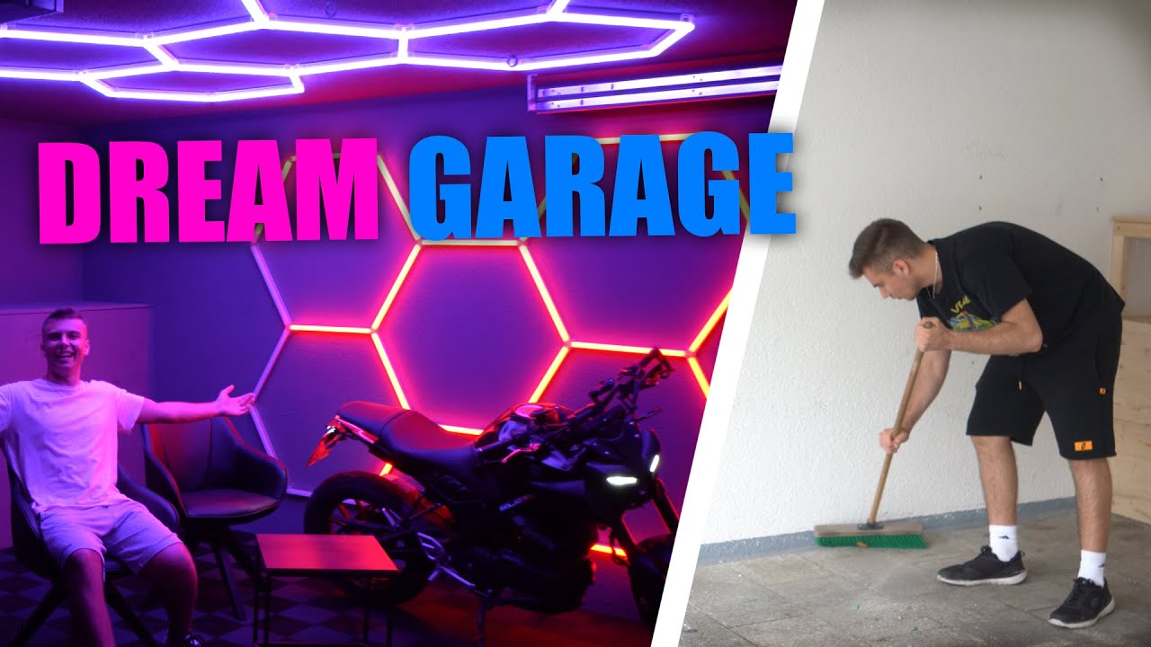Garagen UPGRADE | Meine Traumgarage!! Der Unterschied ist wie TAG und NACHT - YouTube