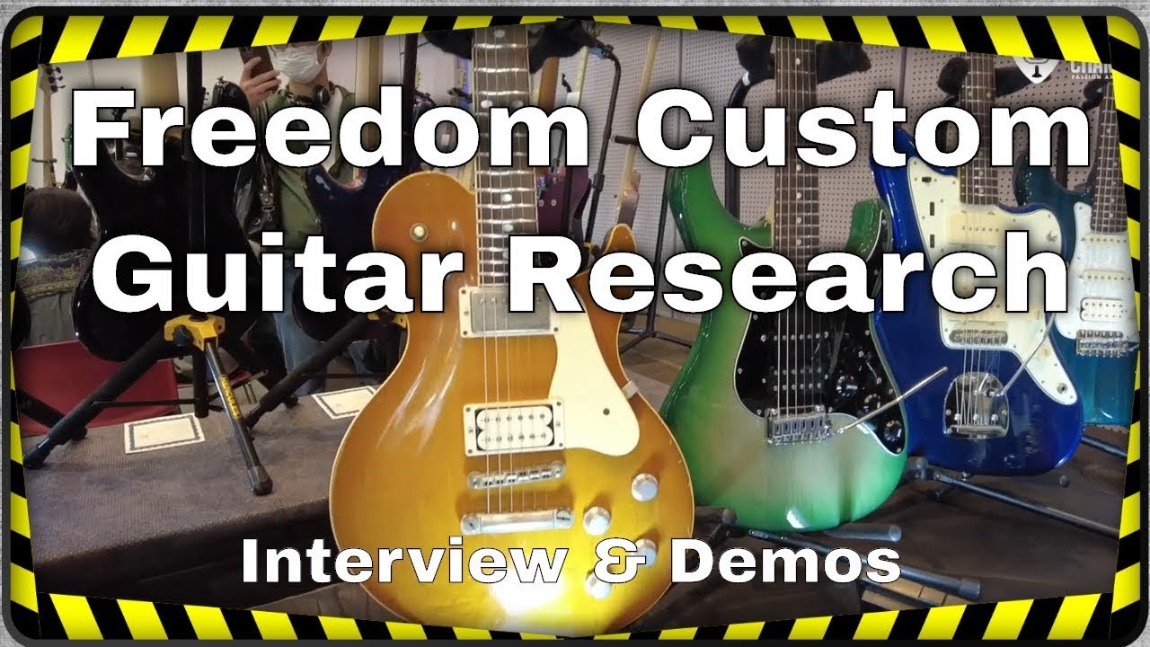 Freedom Custom Guitar Research interview with Makoto Fukano and guitar ...