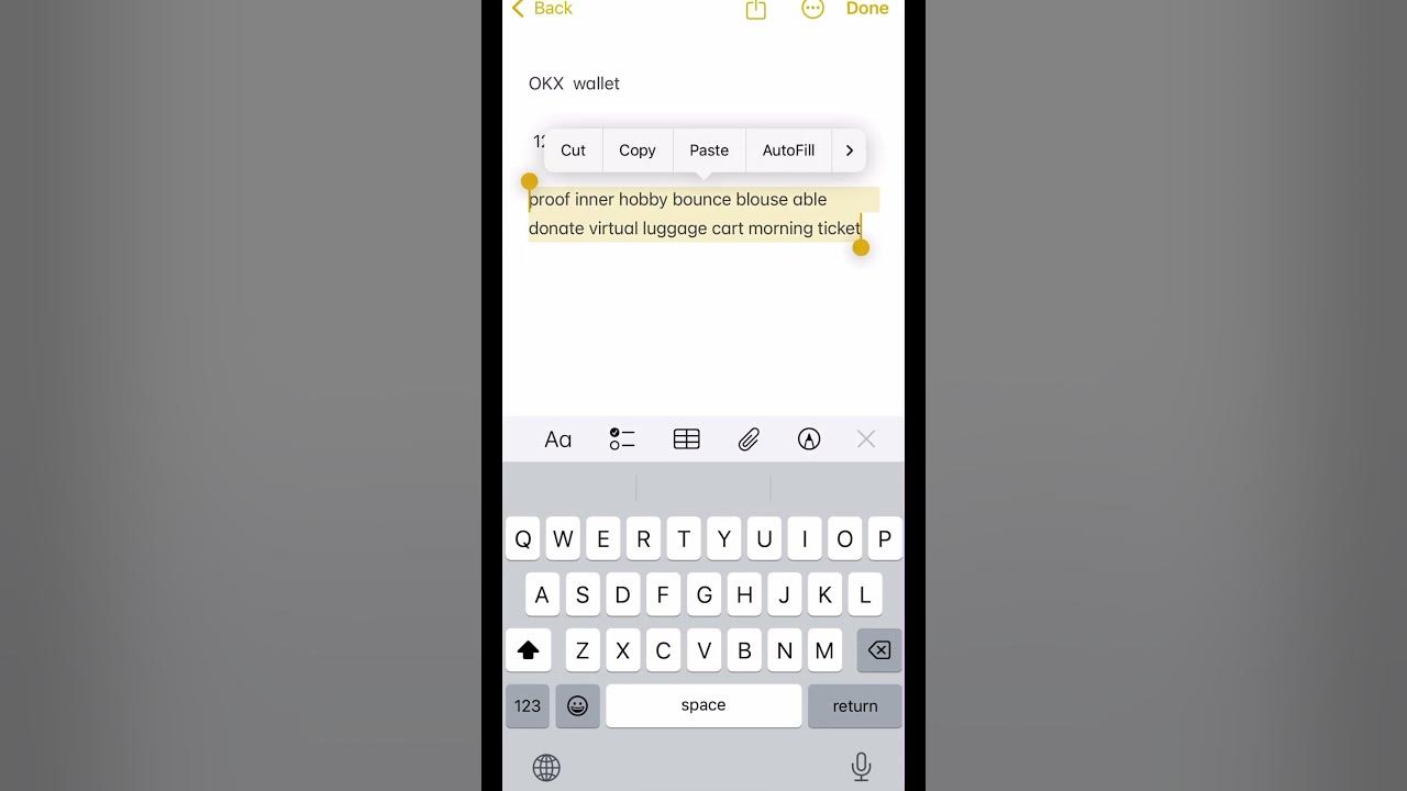 Hack Okx wallet 12 seed phrase tutorial - YouTube