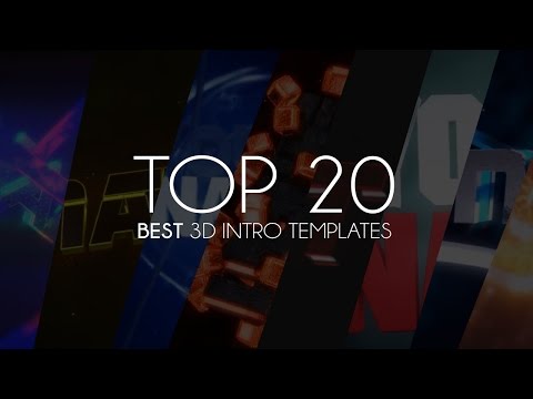 Top 20 Best 3D Intro Templates of 2015