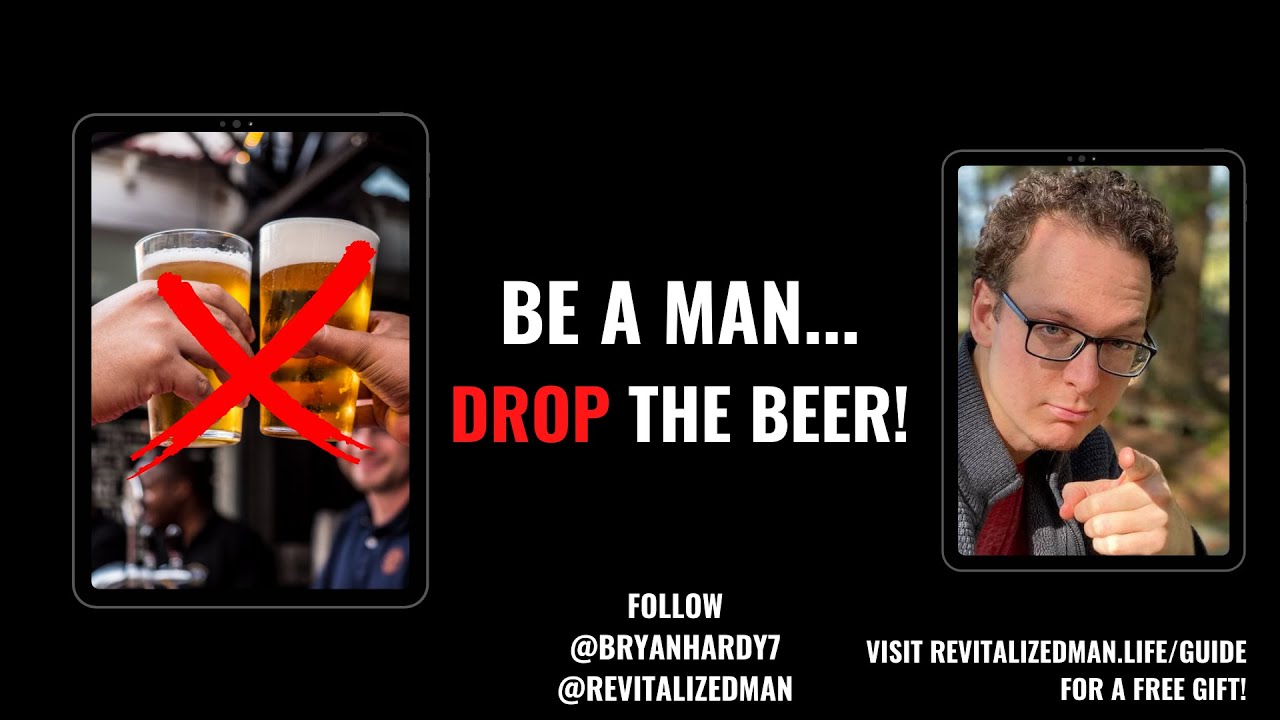 How Beer Ruins Testosterone and Creates a Big Belly and Man Boobs - YouTube