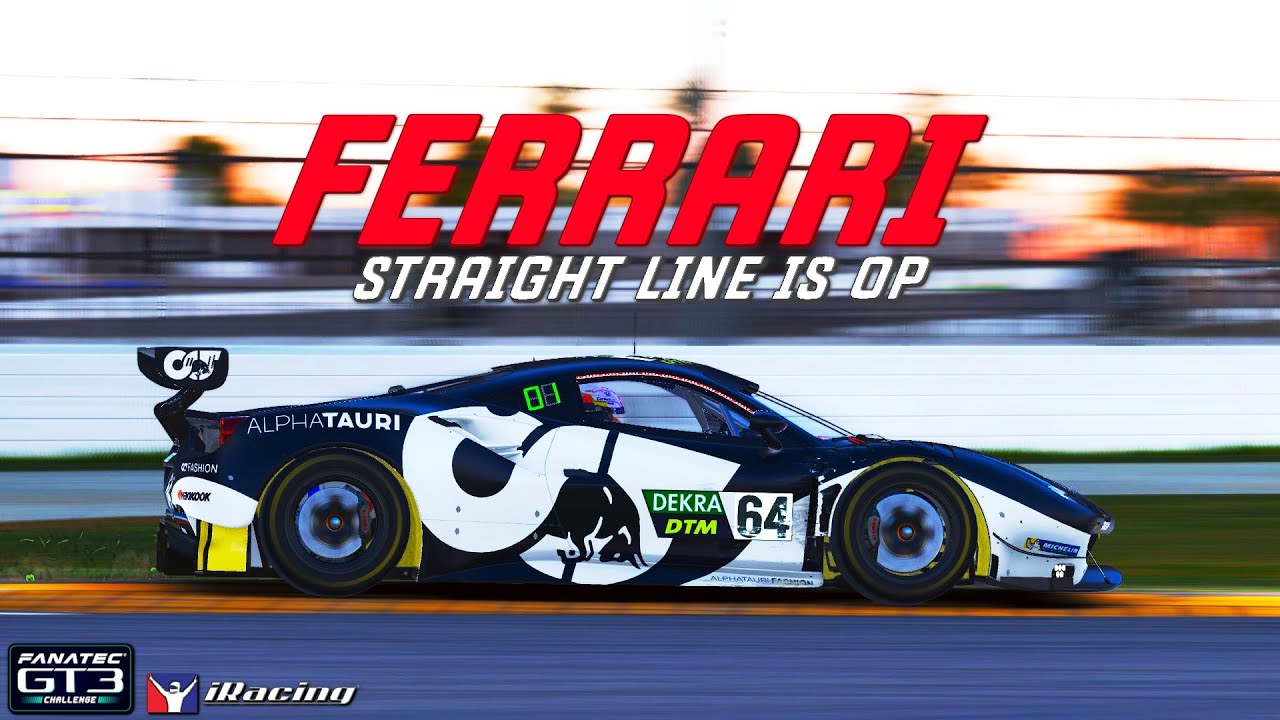 iRacing: Ferrari Power OP | Fixed Ferrari 488 GT3 EVO @ Daytona [FULL ...