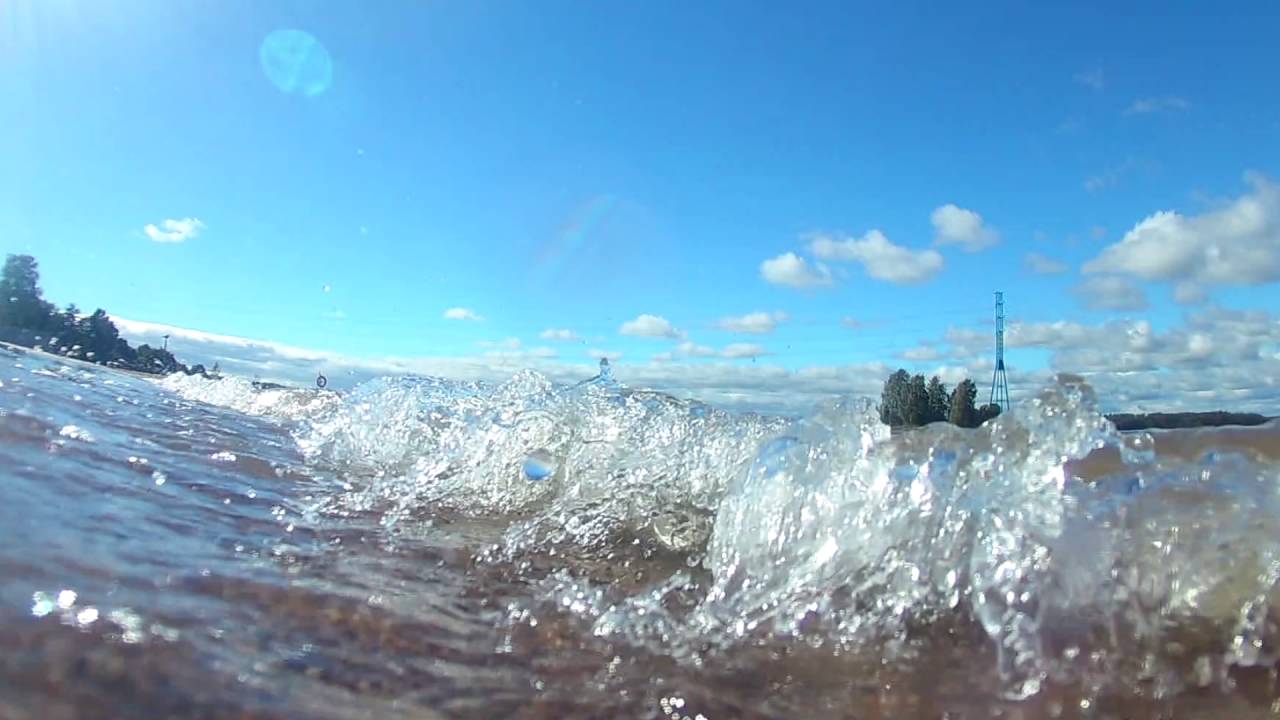 Action Camera 4K, Waltter Move 500 waterproof test -Hietaniemen ranta ...