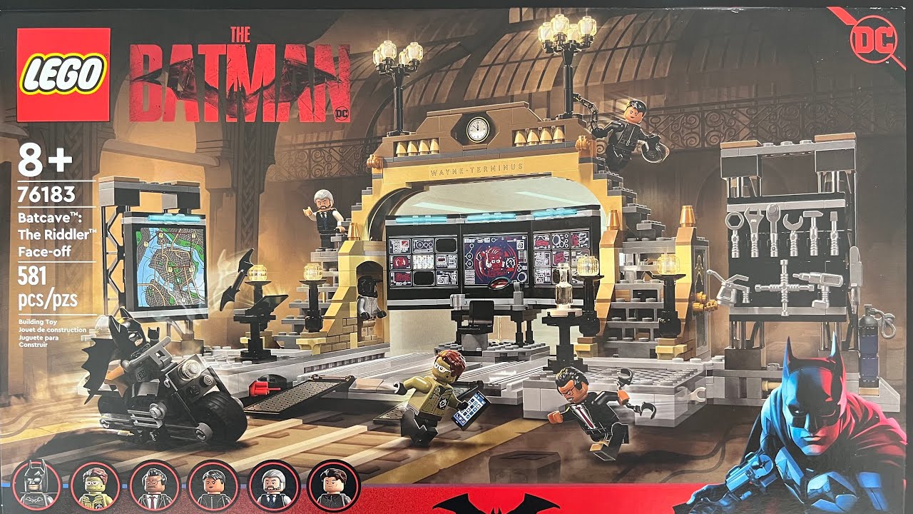 Lego - The Batman Batcave the Riddler face-off Timelapse build set ...