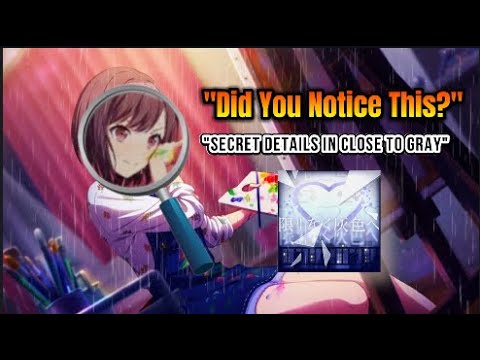 Did you Notice , This Secret Details in Close to gray - YouTube