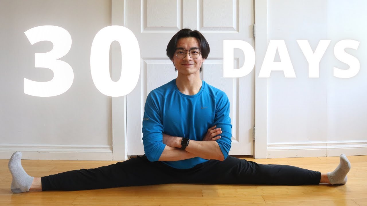 Full Splits in 30 Days! - A Stretching Journey - YouTube