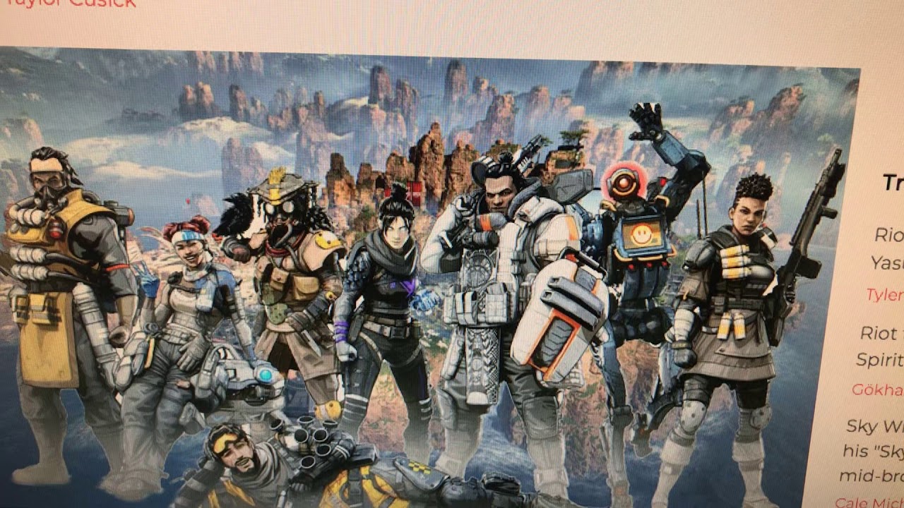 Apex roster - YouTube