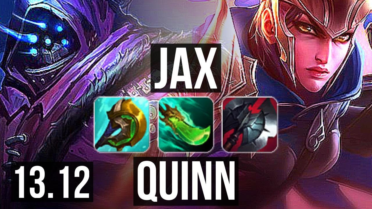 JAX vs QUINN (TOP) | 10/0/5, 66% winrate, Legendary, 900K mastery | NA ...