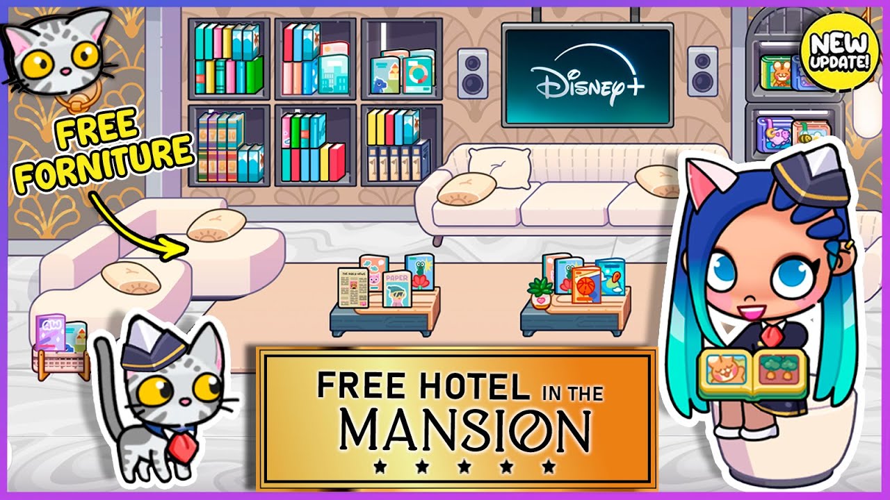 🏨 Decorating the HOTEL LOBBY in the Avatar World MANSION with FREE ...