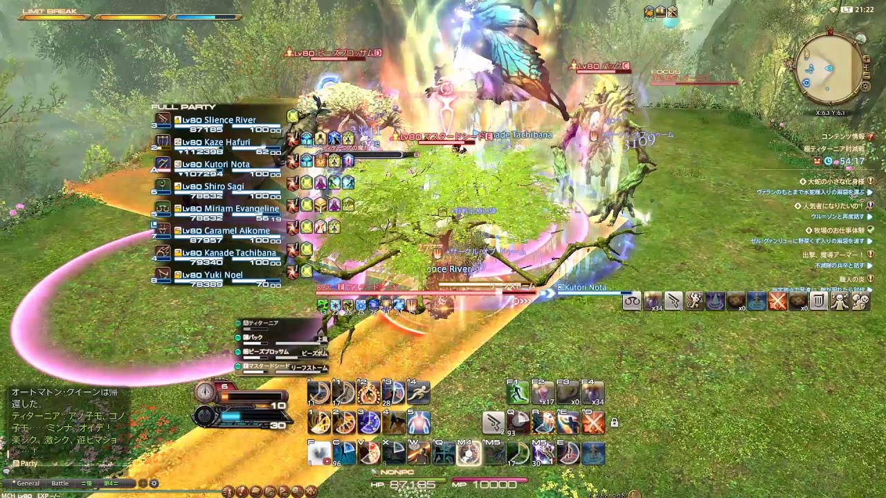 【FF14】 MCH's aoe in Titania - YouTube