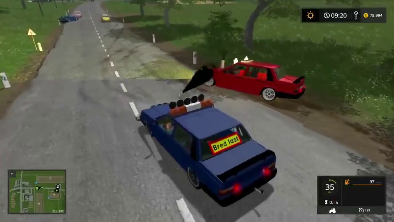 Farming Simulator 19 Volvo 740 D24Tic Drift - YouTube