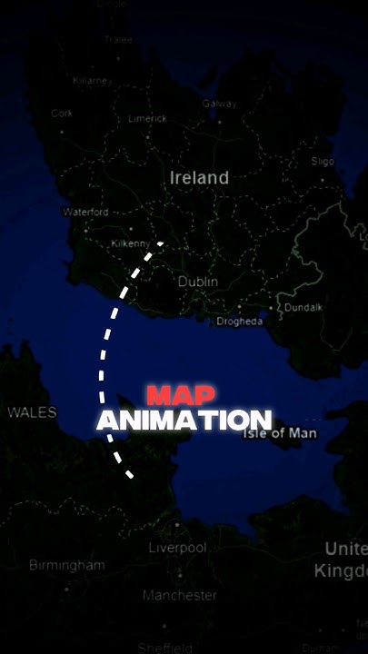 HOW to do MAP ANIMATION! #videoediting #canva #animation - YouTube
