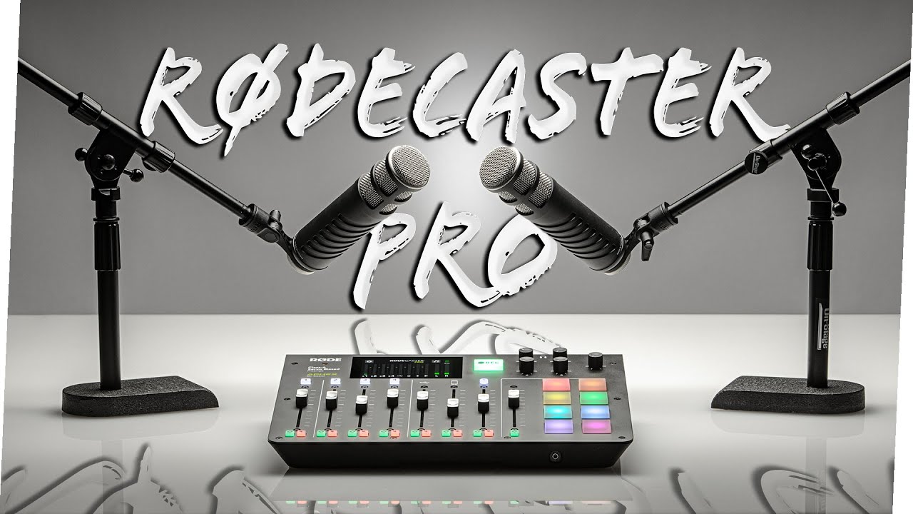 All in one podcasting setup 🎙// Rodecaster PRO - YouTube